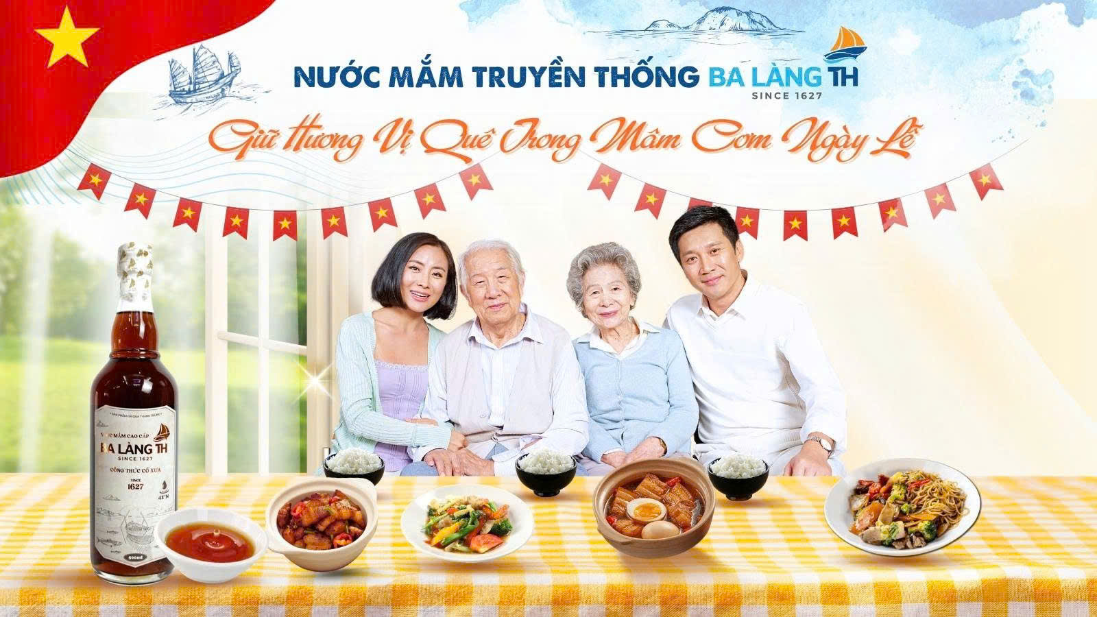 NƯỚC MẮM TRUYỀN THỐNG BA LÀNG TH – GIỮ HƯƠNG VỊ QUÊ TRONG MÂM CƠM NGÀY LỄ - Nước mắm Ba Làng TH